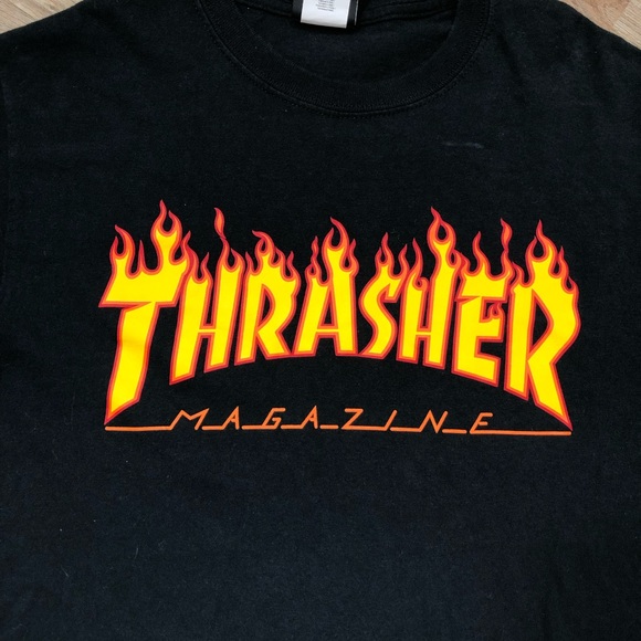 Thrasher | Tops | Classic Thrasher Tshirt | Poshmark